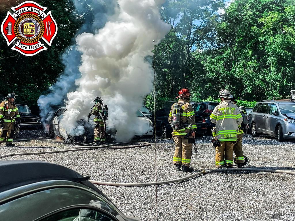 Vehicle Fire in East Bradford - West Chester Fire Department